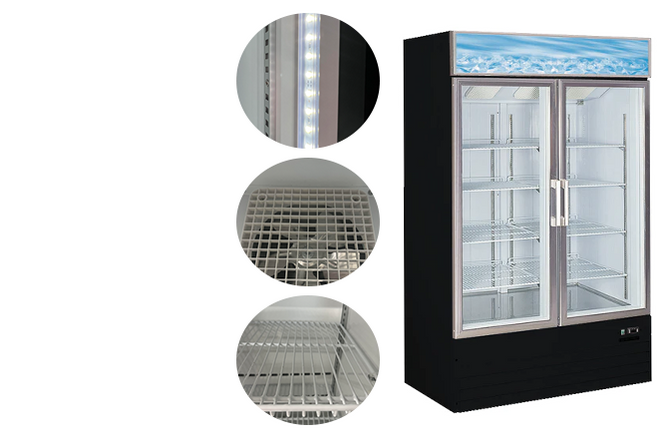 Glass Display Freezers — Omni Food Equipment