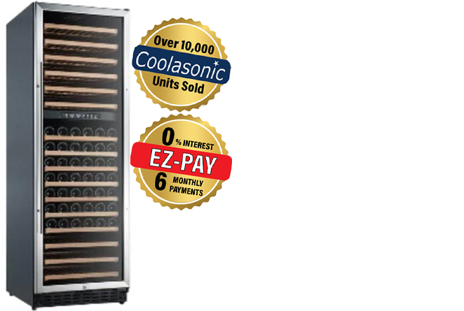 Coolasonic JC430 Single Swing Glass Door Commercial Upright Wine Coole ...