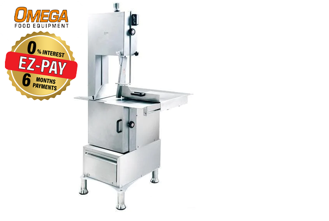 Omega HLS-2400 Floor Model Band Saw with 95" Blade - 3 HP, 220V, Three ...