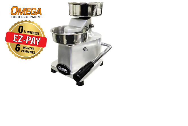 Omega HF-130 Manual 130MM (5") Hamburger Forming Machine — Omni Food ...