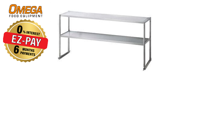 Omega Stainless Steel Table Over Shelves - Various Sizes — Omni Food ...