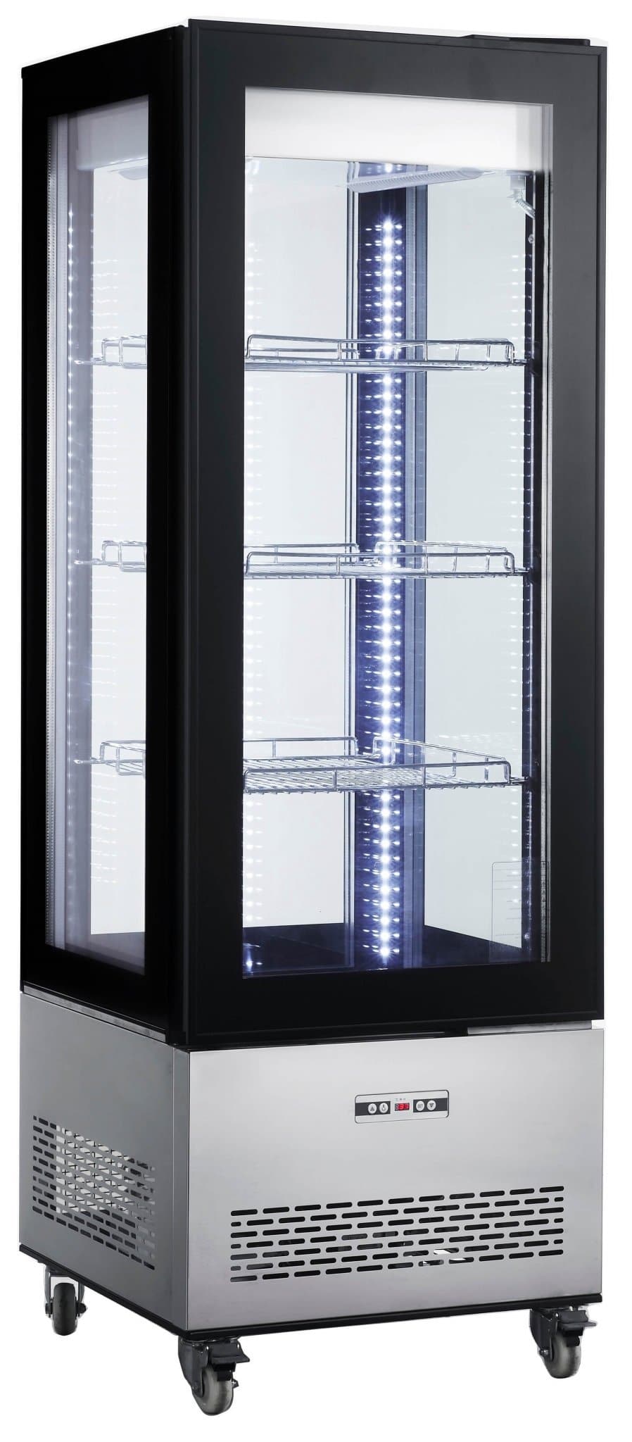 Canco RT-400L 25.5" Four Sided Glass Door Display Refrigerator — Omni ...