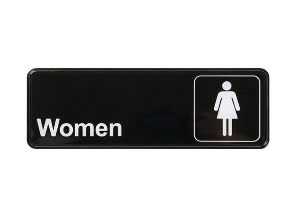 Winco 9" x 3" Information Sign - Various Styles — Omni Food Equipment