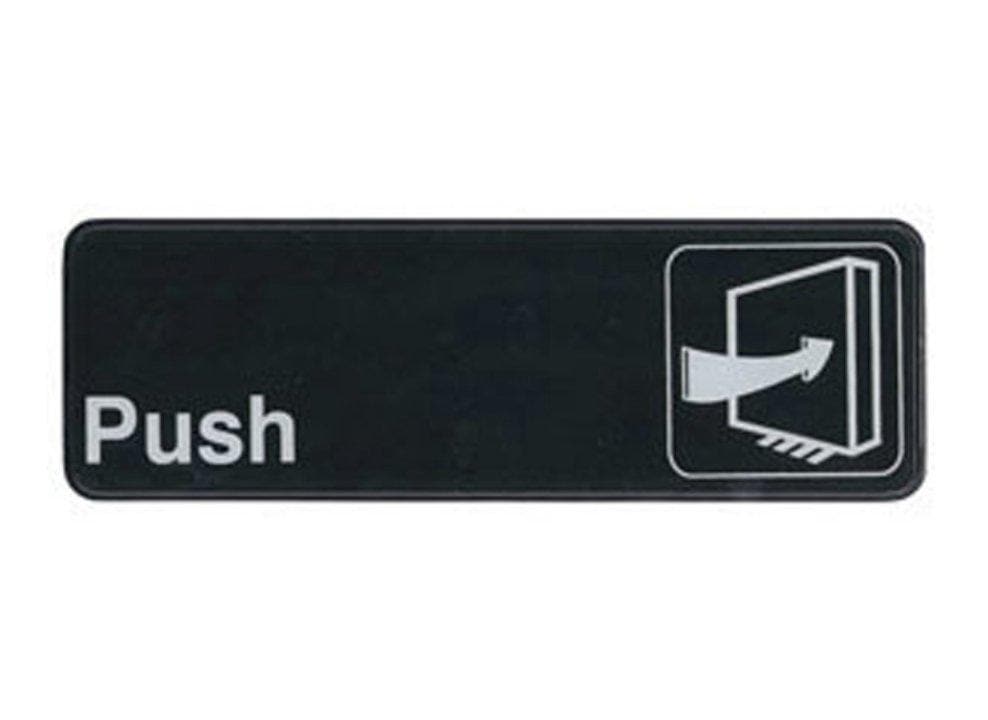 Winco 9" x 3" Information Sign - Various Styles — Omni Food Equipment